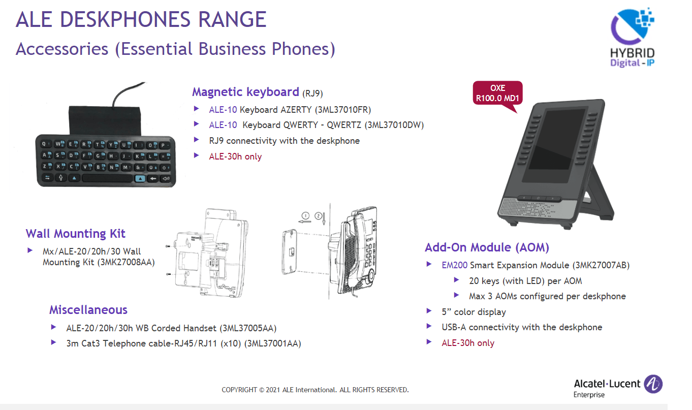 ALE-400 IP TELEFON – Telcon Bilişim Teknolojileri